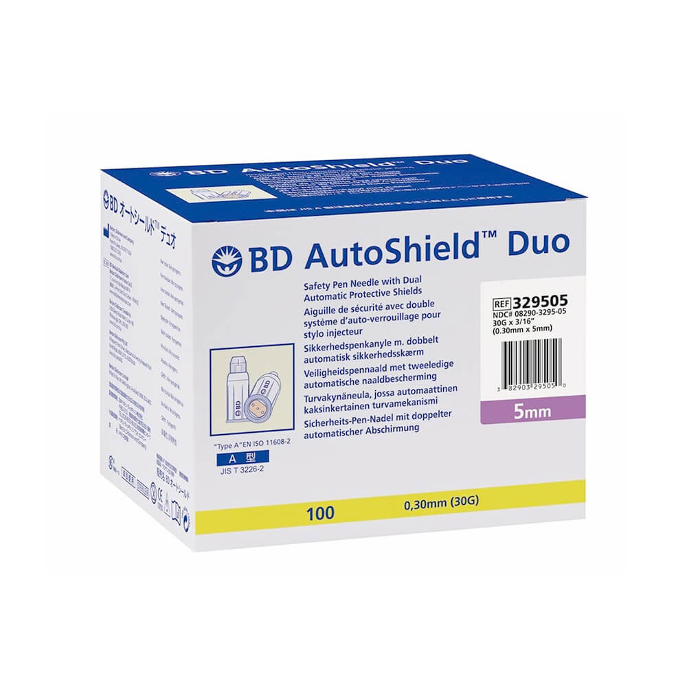 BD AUTOSHIELD DUO INSULIN PEN NEEDLE 30G X 5MM – Capital Home Medical ...