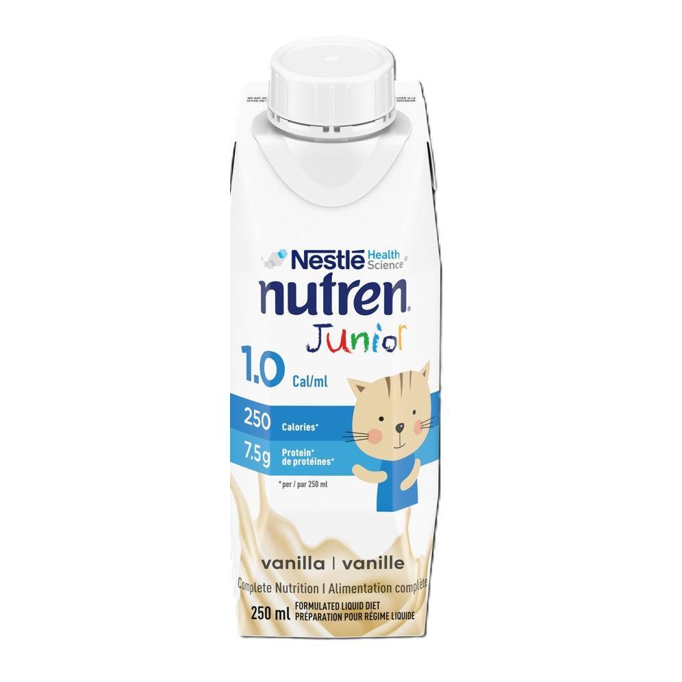 Nutren Junior 1.0, Tetra Prisma Pack, 250mL x 24each/case Vanilla ...