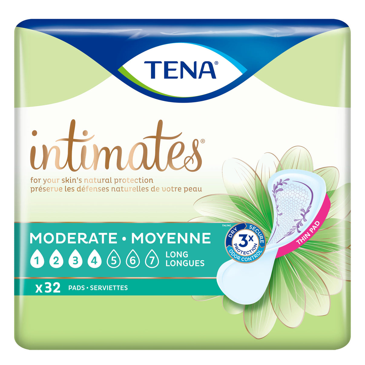 TENA Moderate Thin Pads Long (128ct) – Capital Home Medical Equipment
